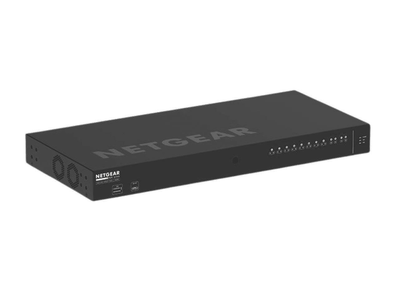 AVM-C12-US Adder 12-Port Matrix Switcher / 10 CATx Ports / 2 SFP / 1GbE ...