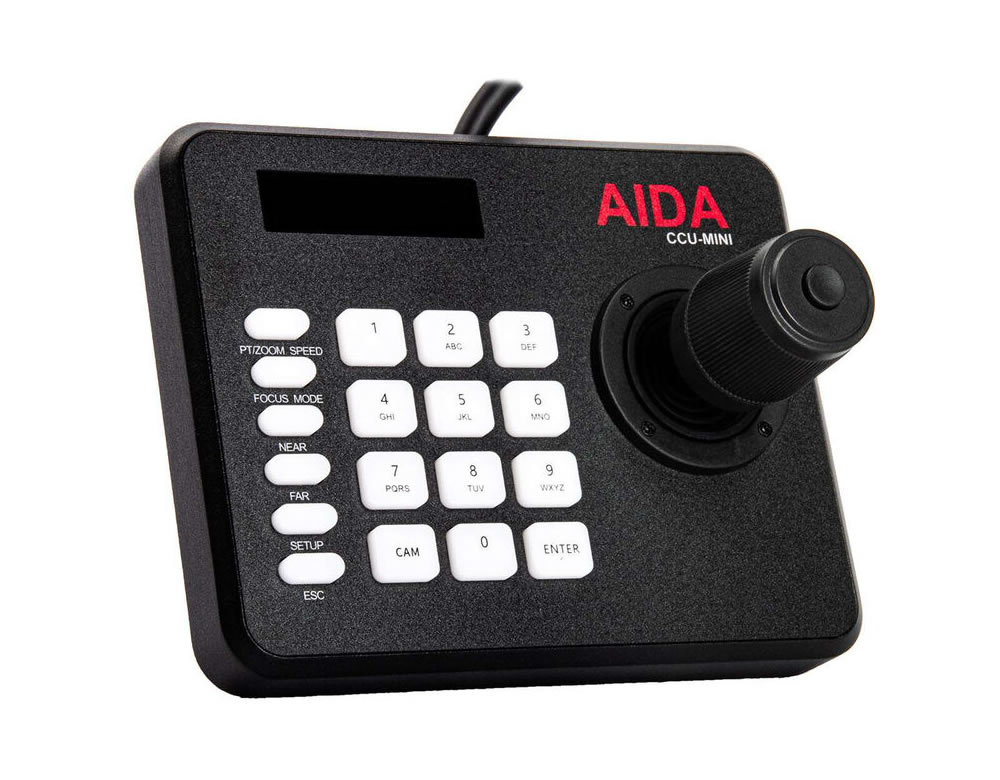 CCU-MINI Aida Imaging Compact VISCA Serial & IP PTZ Camera Controller