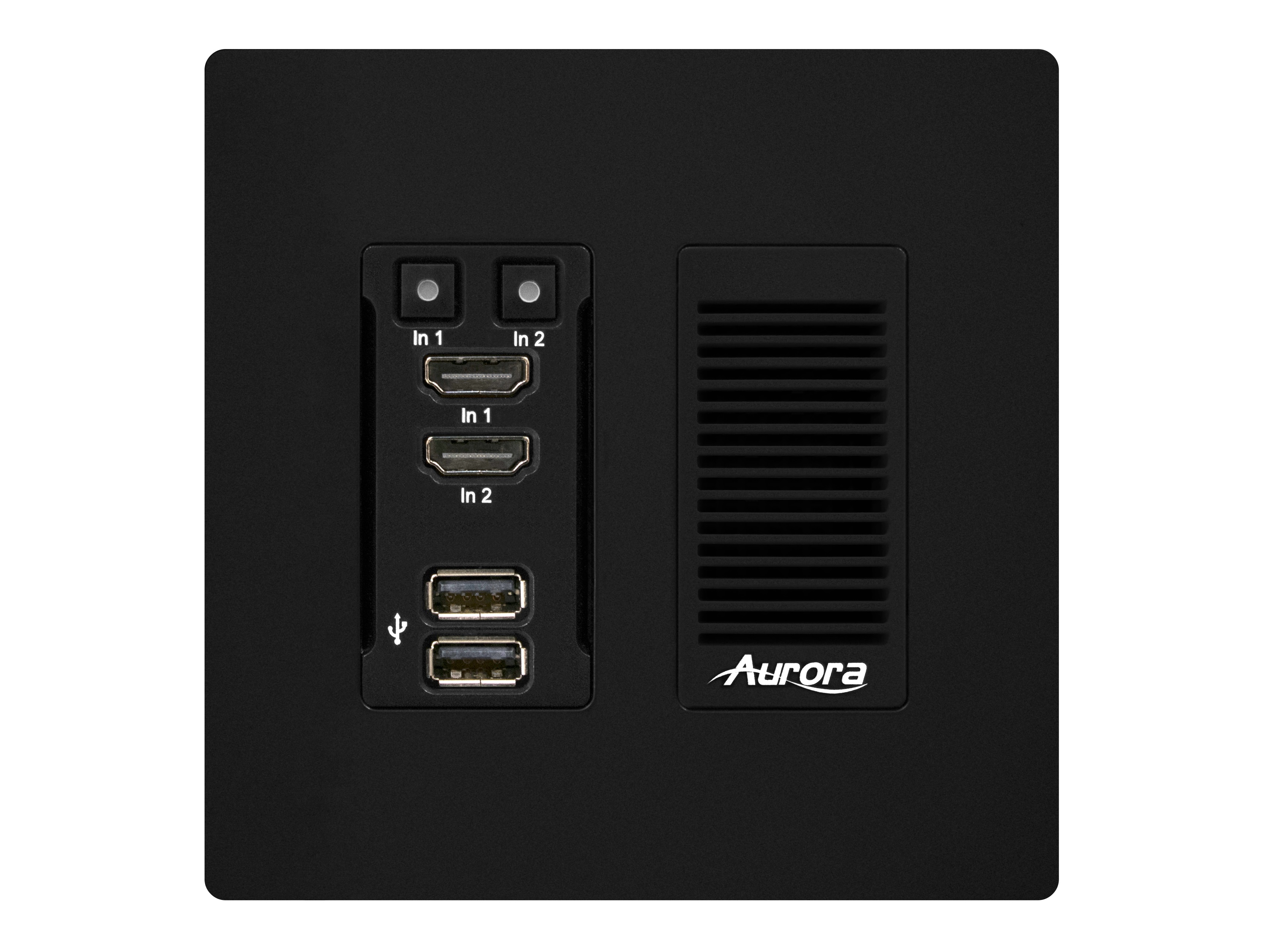 IPX-TX3A-WP2-C-B Aurora Multimedia 4K 10Gbps SDVoE AV-Over-IP Wall ...