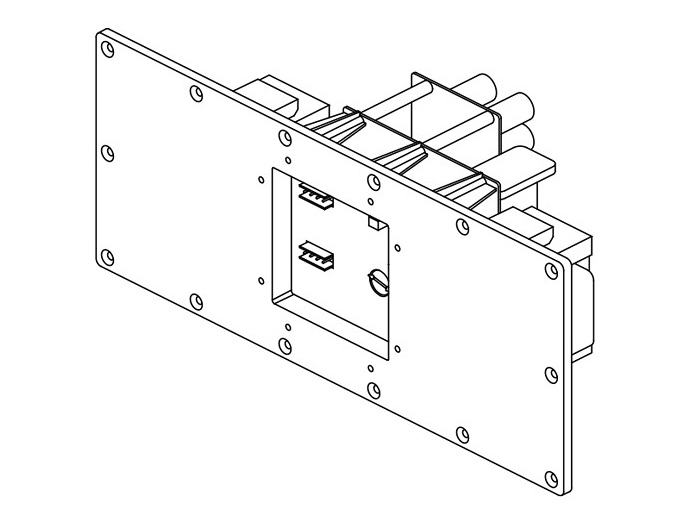 IP-10D-TW Bosch 250W Transformer Input Panel for 10 inch Subwoofer/White