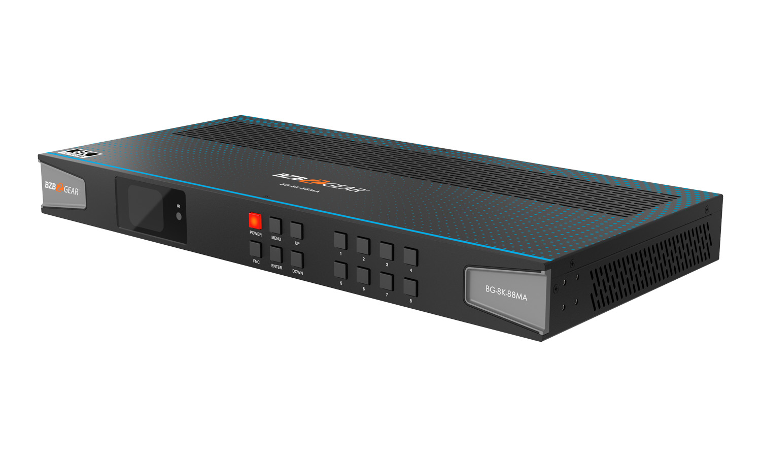 BG-8K-88MA BZBGEAR 8x8 8K UHD HDMI 2.1 Matrix Switcher with Auto Downscaling/Audio De-Embedding ...