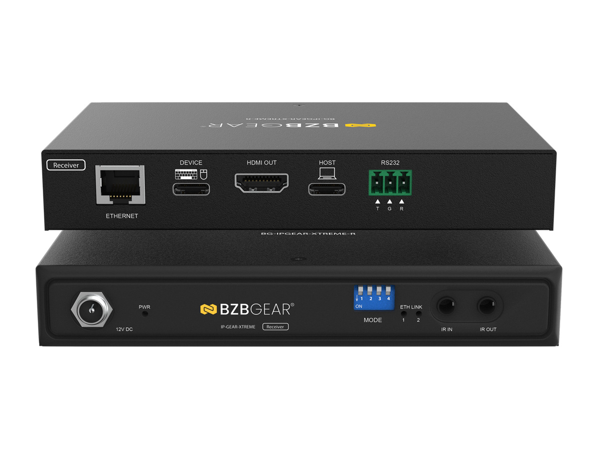 BG-IPGEAR-XTREME-R BZBGEAR 4K UHD HDMI Over IP Multicast Receiver with ...