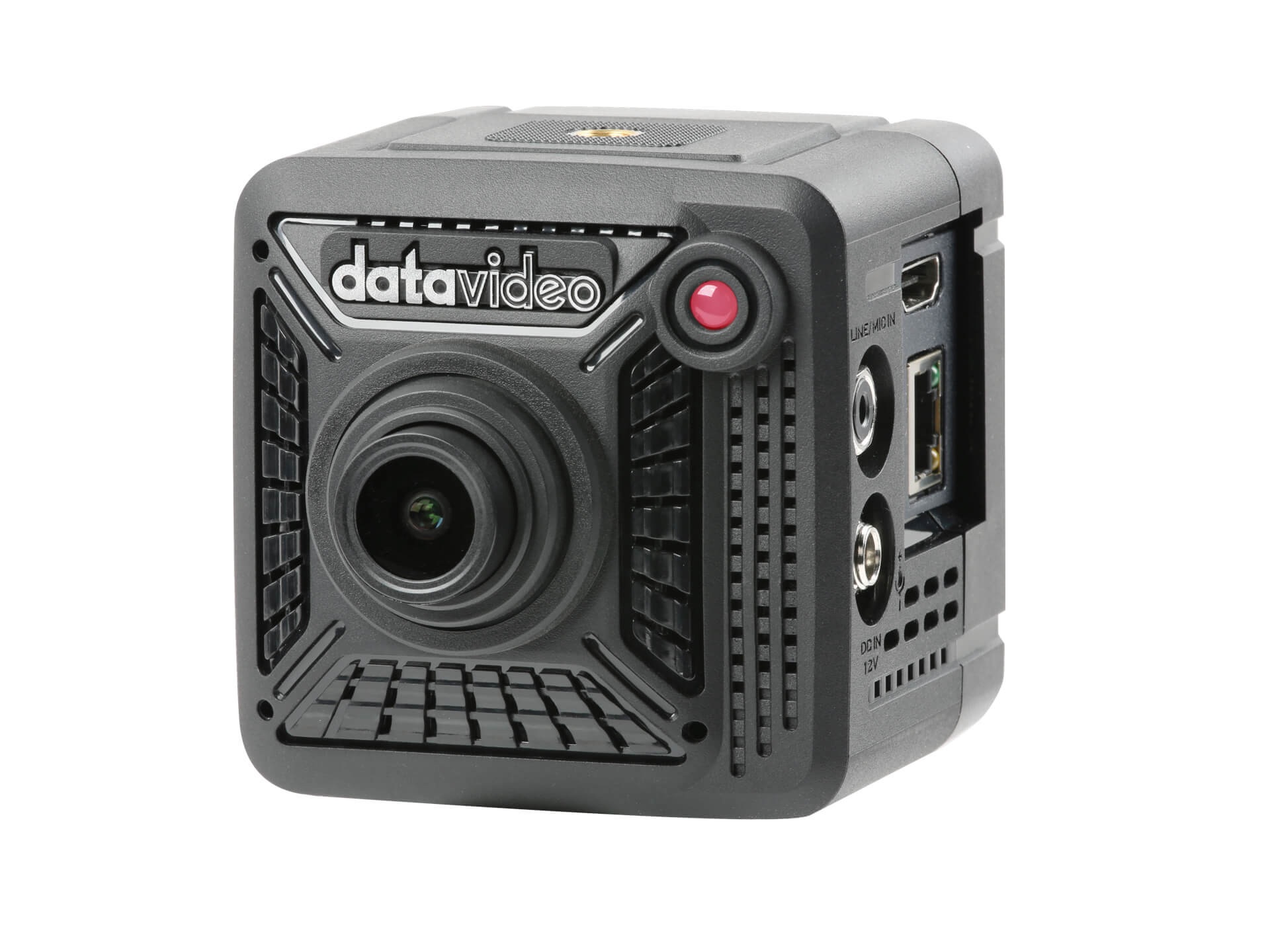 BC-15P Datavideo 4K POV Camera with Built-In Dual Streaming Encoder/Supports PoE