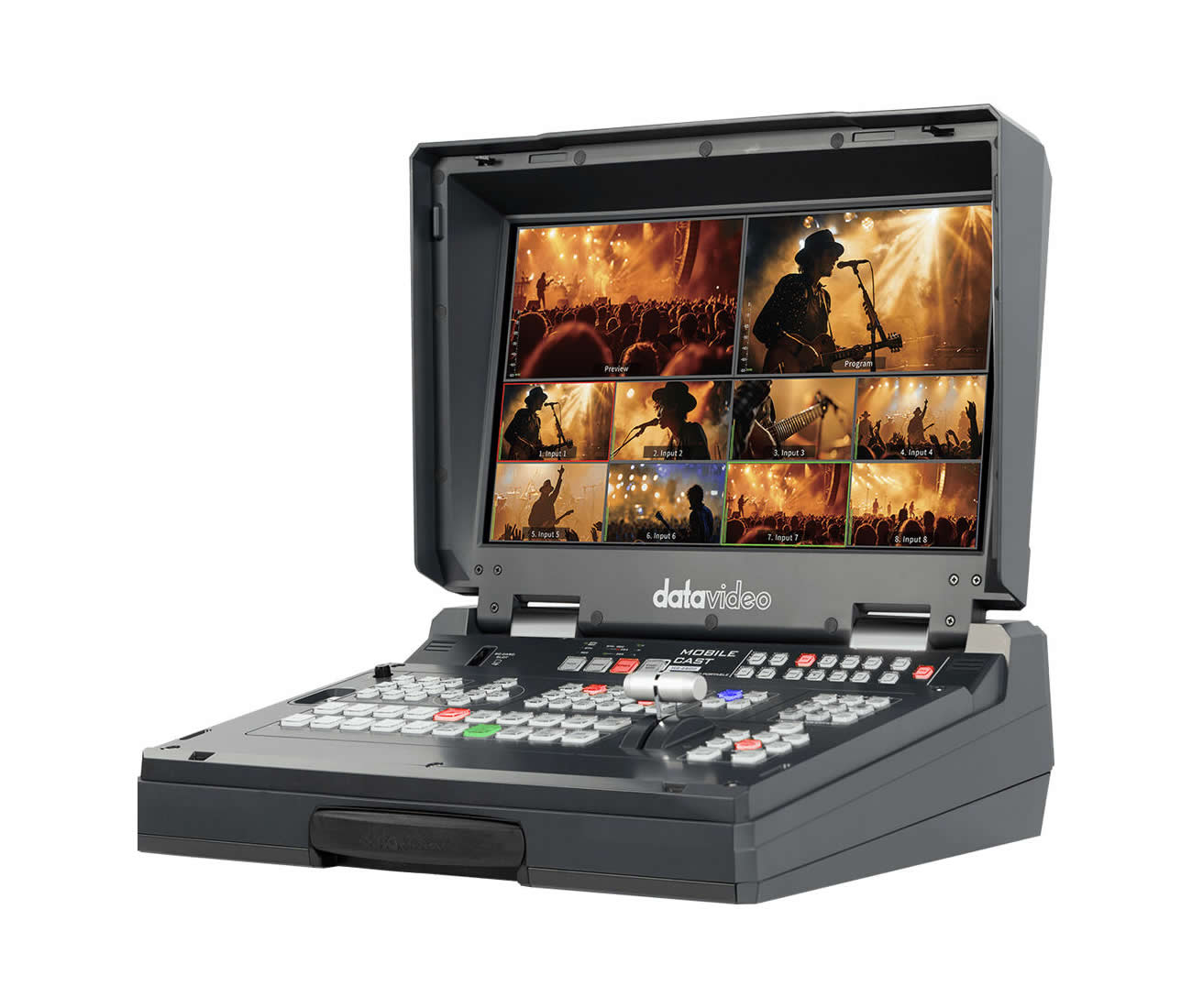 HS-2600 Datavideo HD 8-Channel Portable Video Streaming Studio/1080p60 ...