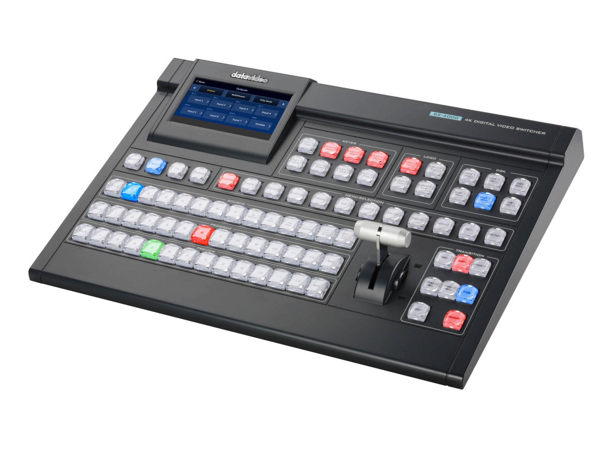 SE-4000 Datavideo 12 input 4K Video Switcher with 8 HD-SDI and 4 HDMI ...
