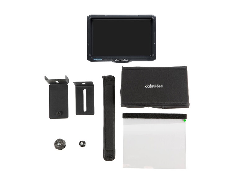TTL-100 KIT Datavideo 7 inch 4K HDMI on-Camera LCD Monitor/Through the ...