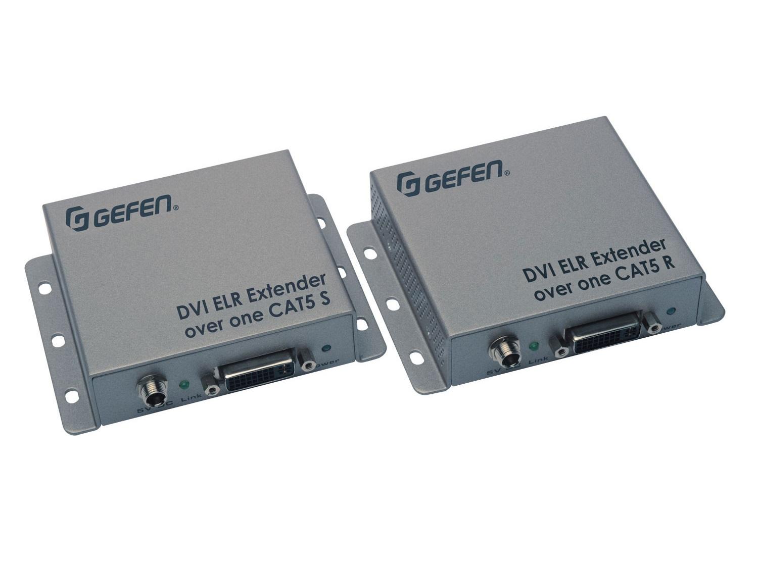 DVI Extender over Fiber or Cat5 & Cat6 Cable