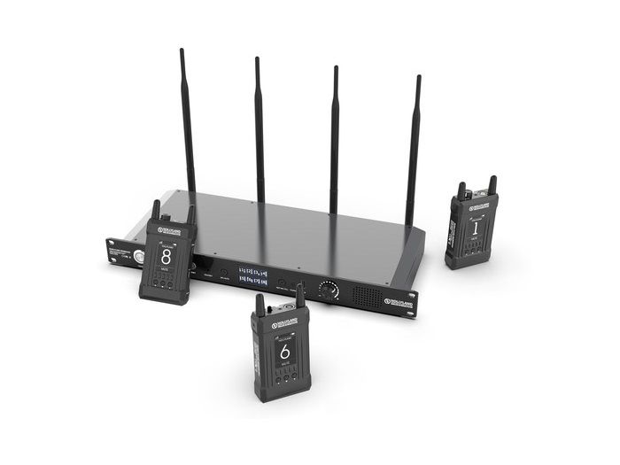 HL-Syscom 1000T-8B Hollyland Full Duplex Wireless Intercom System with 8 Belt Packs