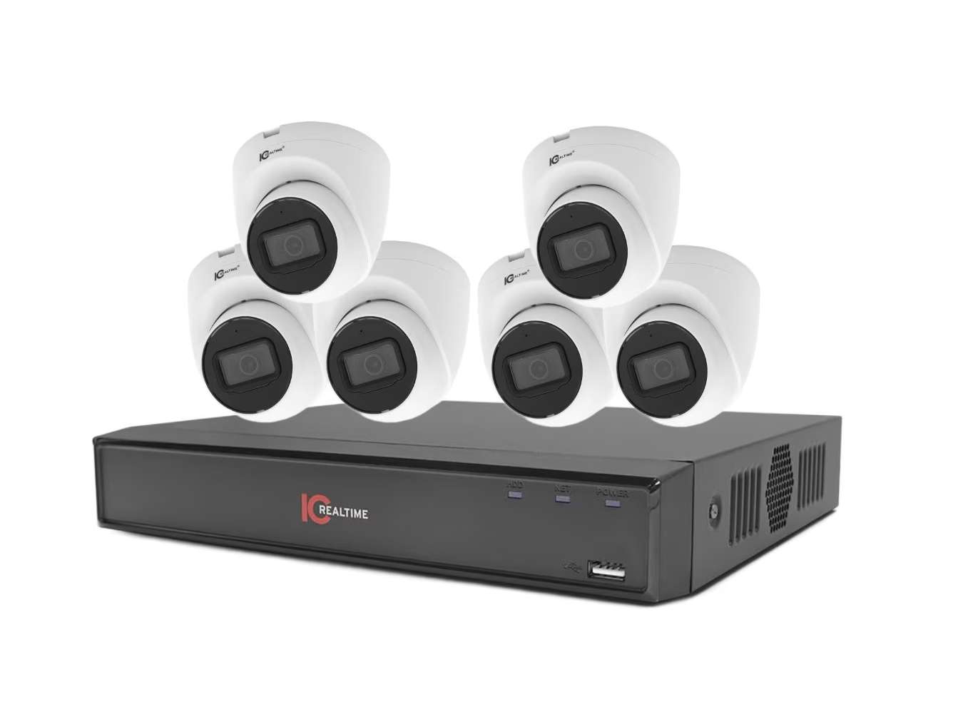 Baseline View Kit 4MP ICRealtime NVR Bundle with 1x NVR-MX08POE-1U-4KM1 ...