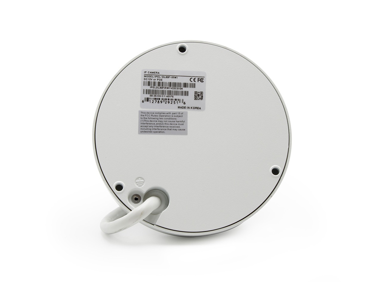 IPEL-DL80F-IRW1 ICRealtime 2 X 4MP Dual Lens IP Wedge Dome Camera/Starlight Equipped/2x 2.8mm ...