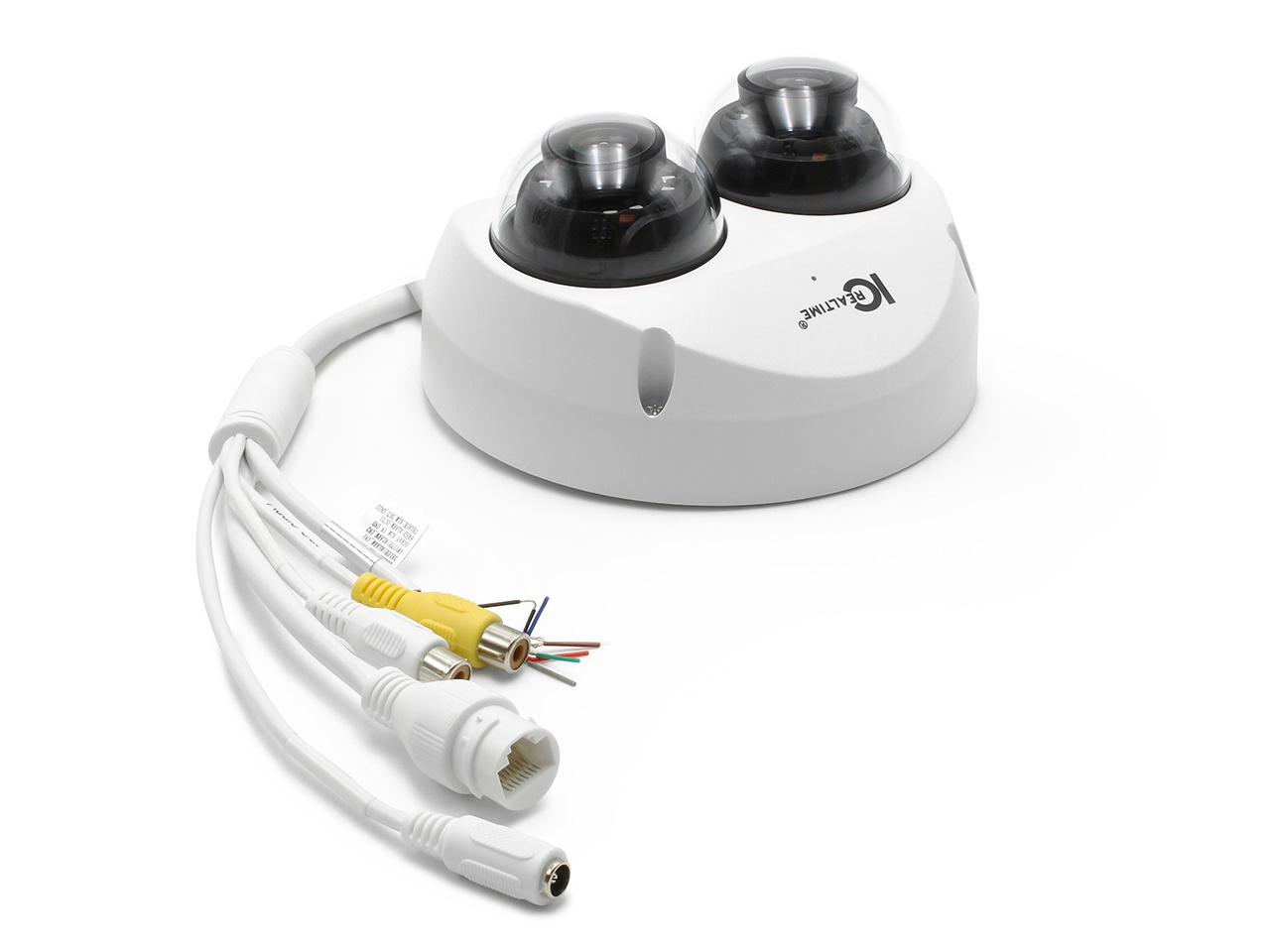 IPEL-DL80F-IRW1 ICRealtime 2 X 4MP Dual Lens IP Wedge Dome Camera ...