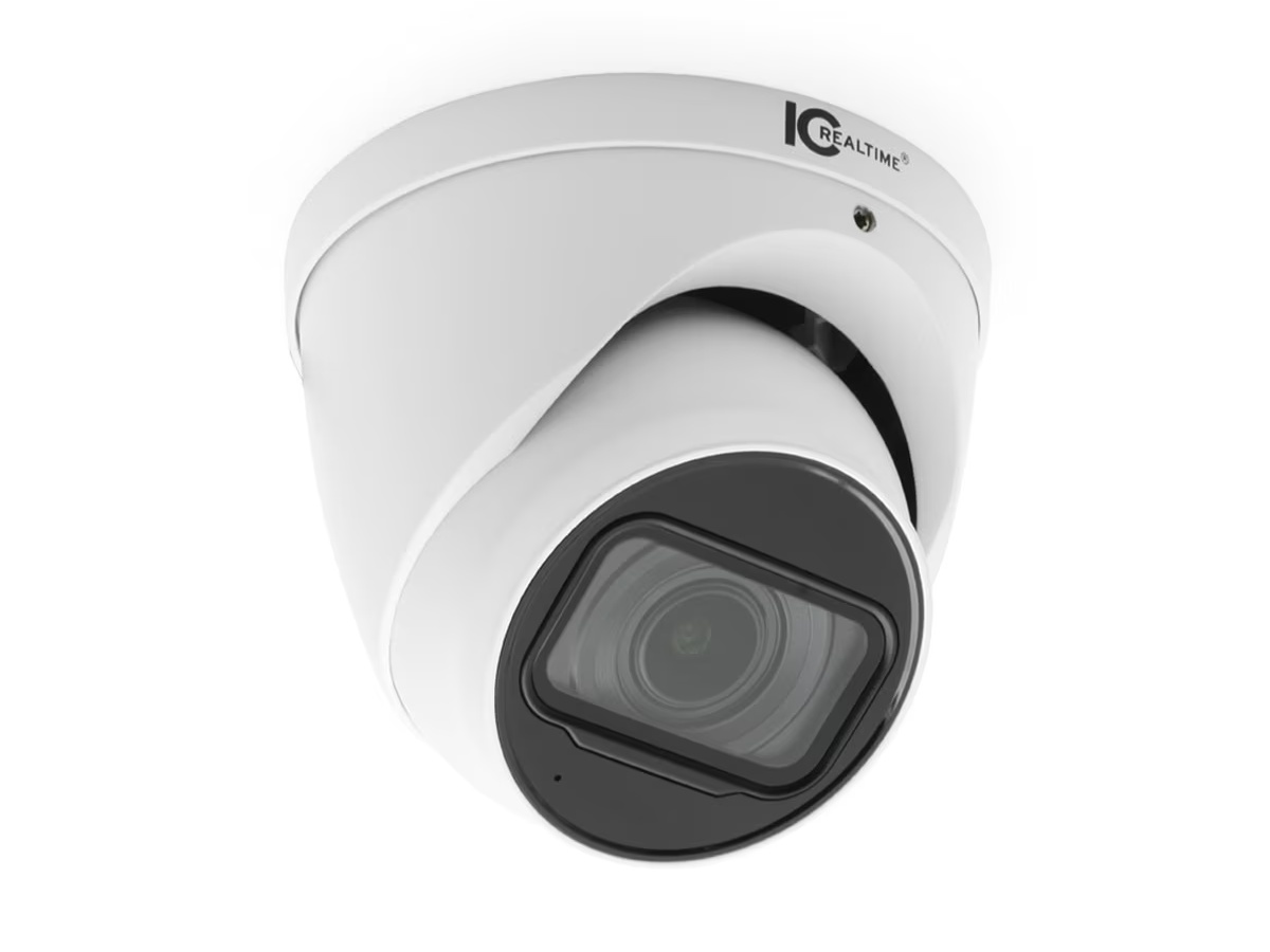 HDEG-E80V-IRM1 ICRealtime 8MP 4K Eyeball Varifocal Dome Camera IR 196ft ...