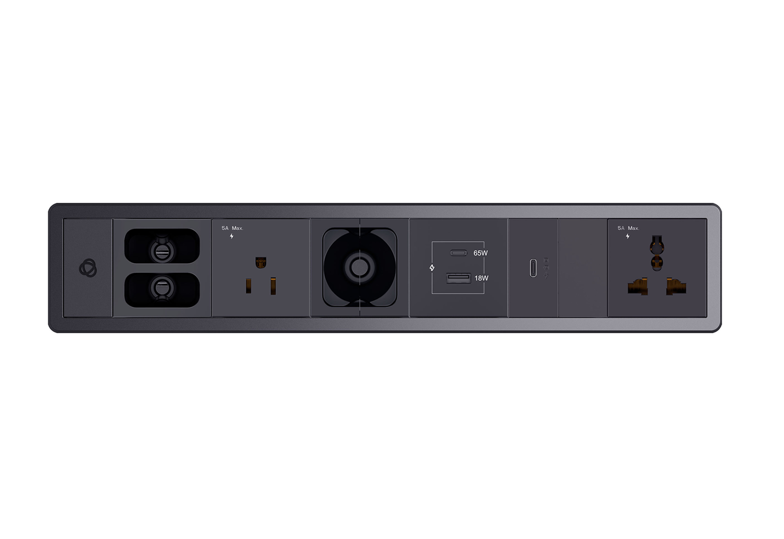 T-IN6-REC1 Kramer Elegant In-Table Connectivity Solution/Slide Lock ...