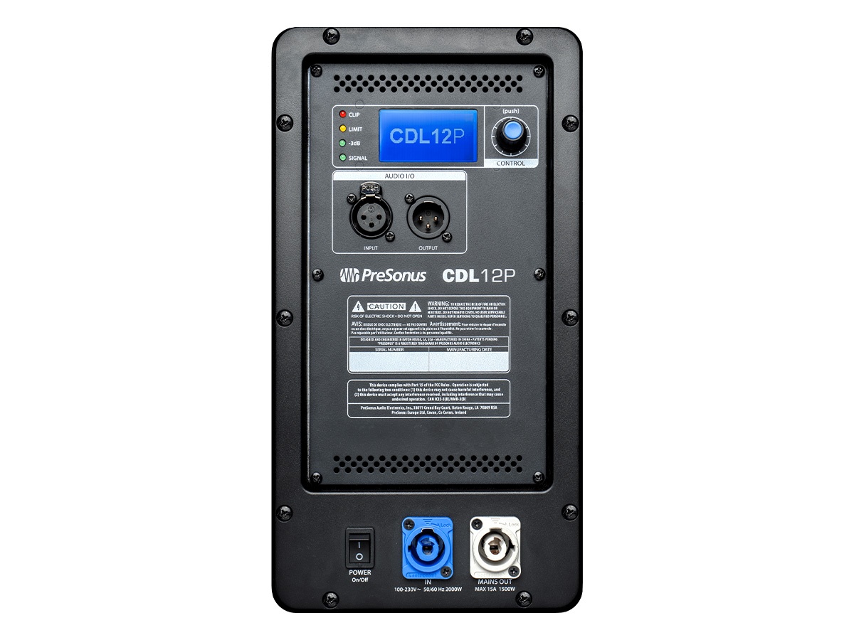 CDL12 P PreSonus Constant Directivity 120deg H / 15deg V Active 2-Way ...