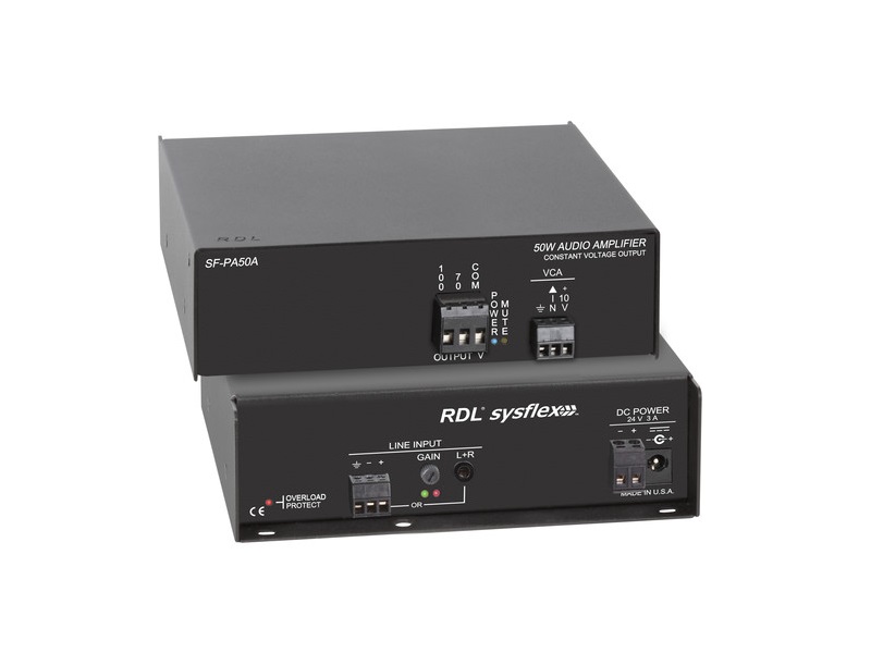 SF-PA50AX RDL 50W 70/100V Audio Amplifier (Export Model/No Power Cord)