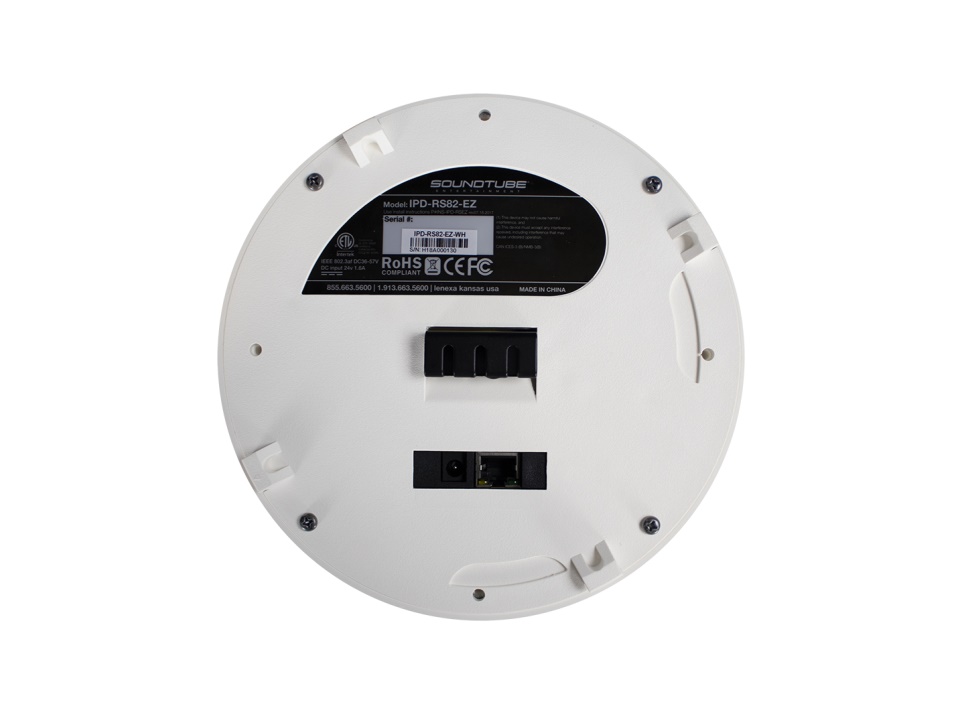 IPD-RS82-EZ-WH Soundtube 8 inch IP-Addressable/Dante-Enabled Speaker ...