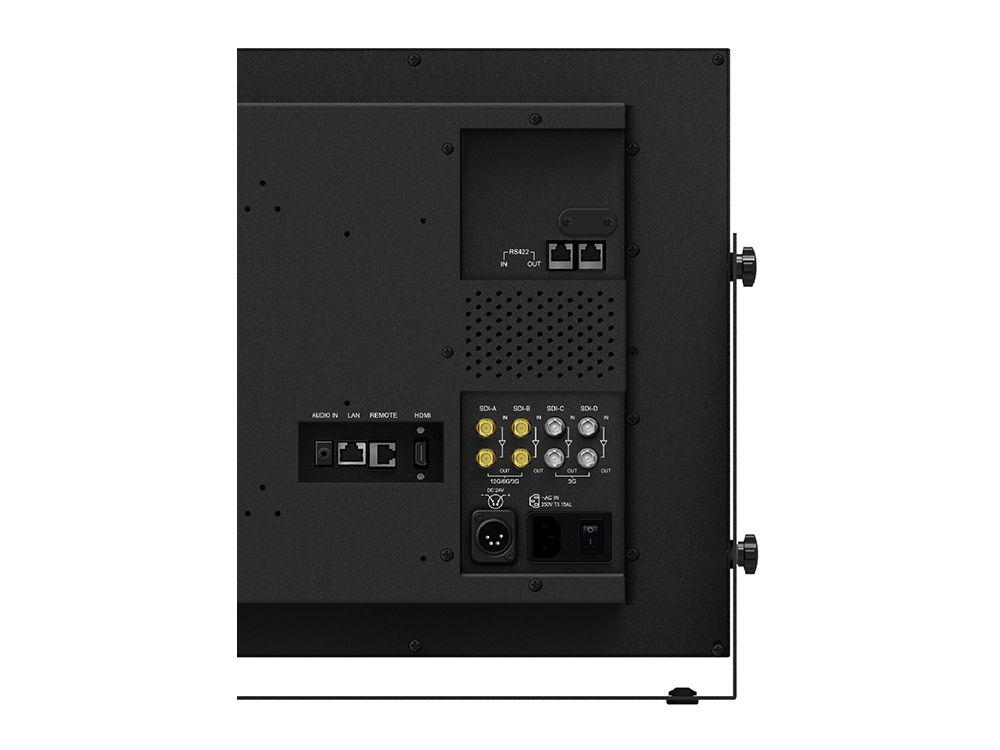 LUM-242G TVlogic 24 inch 500nit 4K UHD 3DLUT 12G-SDI/Quad 3G-SDI/HDMI 10-Bit LCD HDR Emulation ...