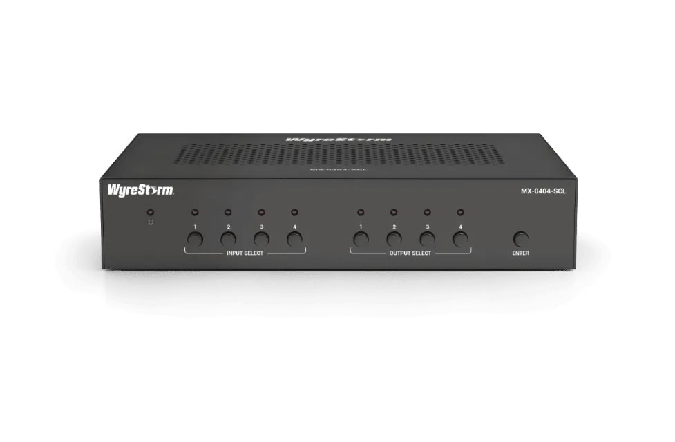 MX-0404-SCL WyreStorm 4K HDMI Matrix Switcher/Seamless Switching/Audio ...