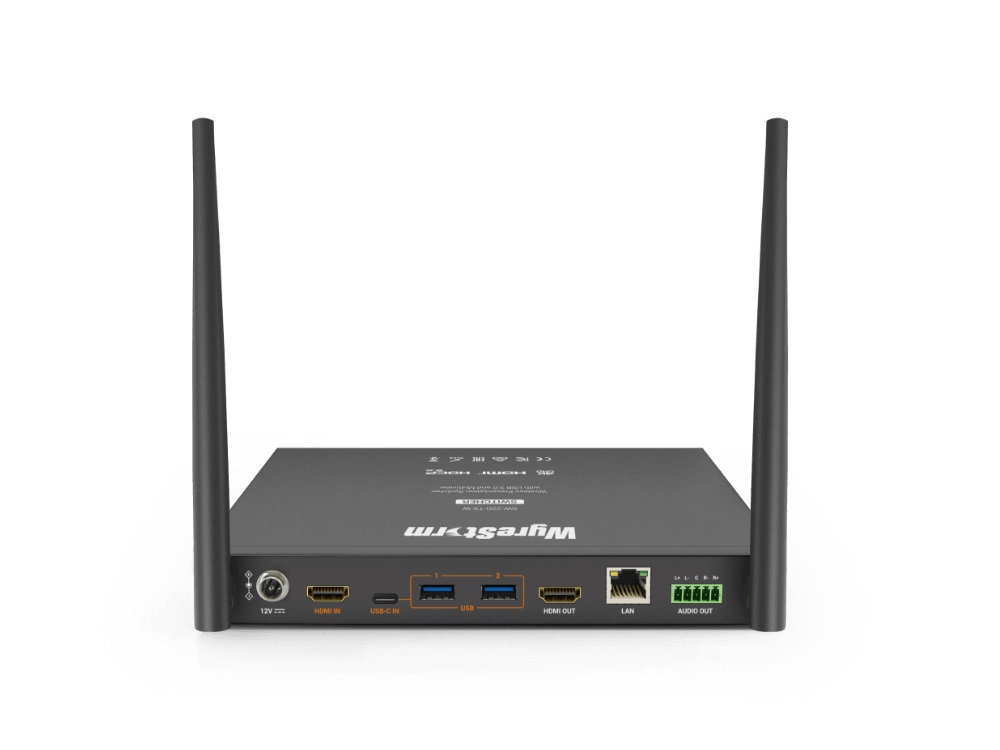 SW-220-TX-W WyreStorm 2-Input 4K Presentation Switcher with Wireless Casting